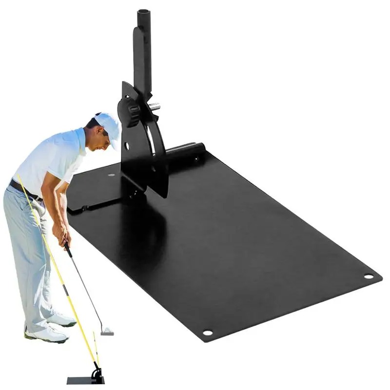 Golf Alignment Stick Angle Holder Swing Practice Plate Plane Trainer ...
