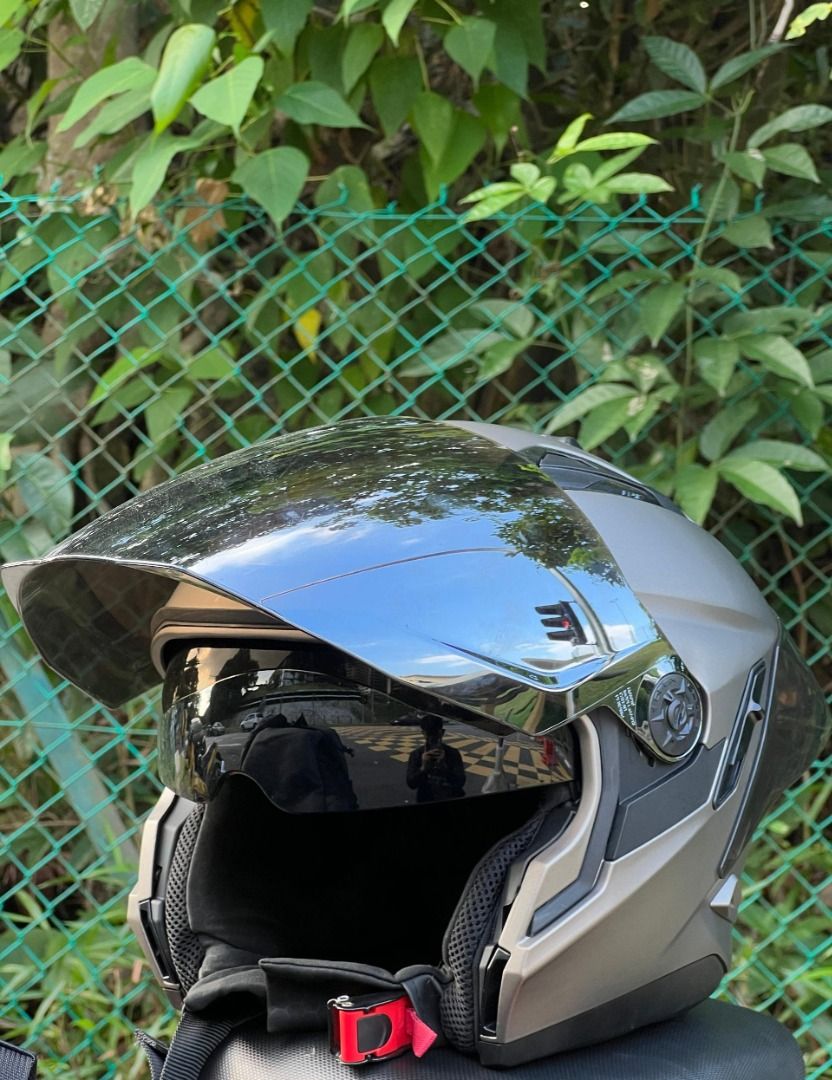 Helmet Zeus LH-613 (2 alam/fullface and half face), Motorbikes on Carousell
