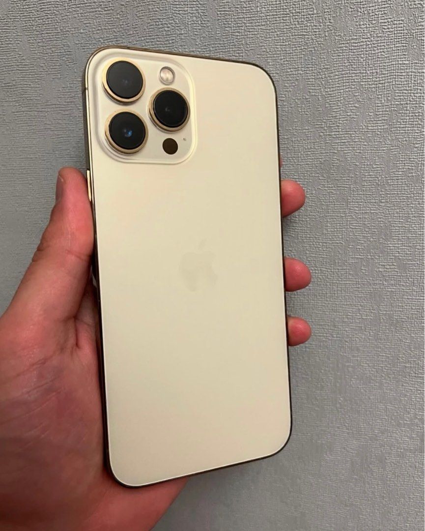 iPhone 13 Promax 256gb Gold Resmi Beacukai, Telepon Seluler & Tablet ...