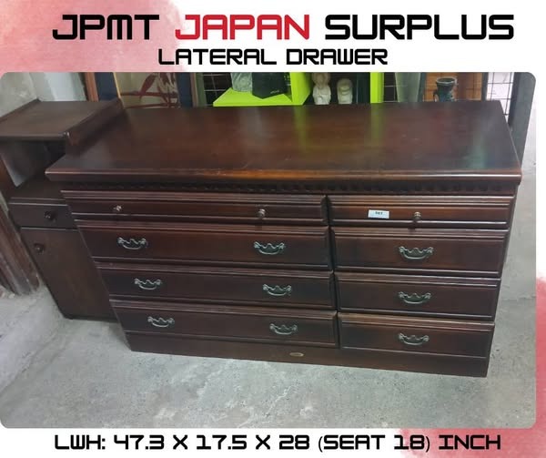 LATERAL DRAWER JAPAN SURPLUS, Furniture & Home Living, Furniture ...