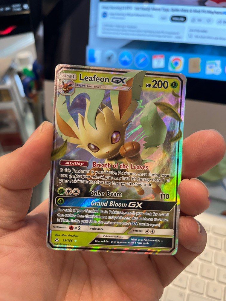 Leafeon GX 13/156 Ultra Rare - Sun & Moon: Ultra Prism - Pokemon TCG ...