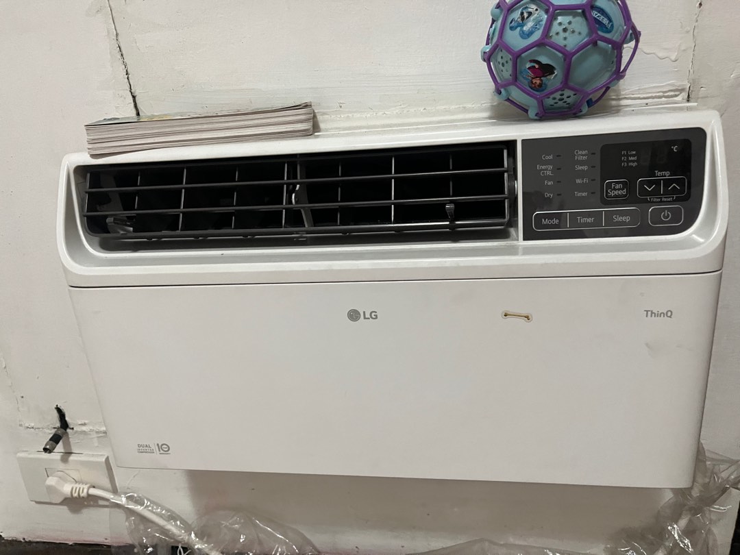 LG DualCool - 1.0 HP Window Type Dual Inverter Compressor Aircon uwith ...