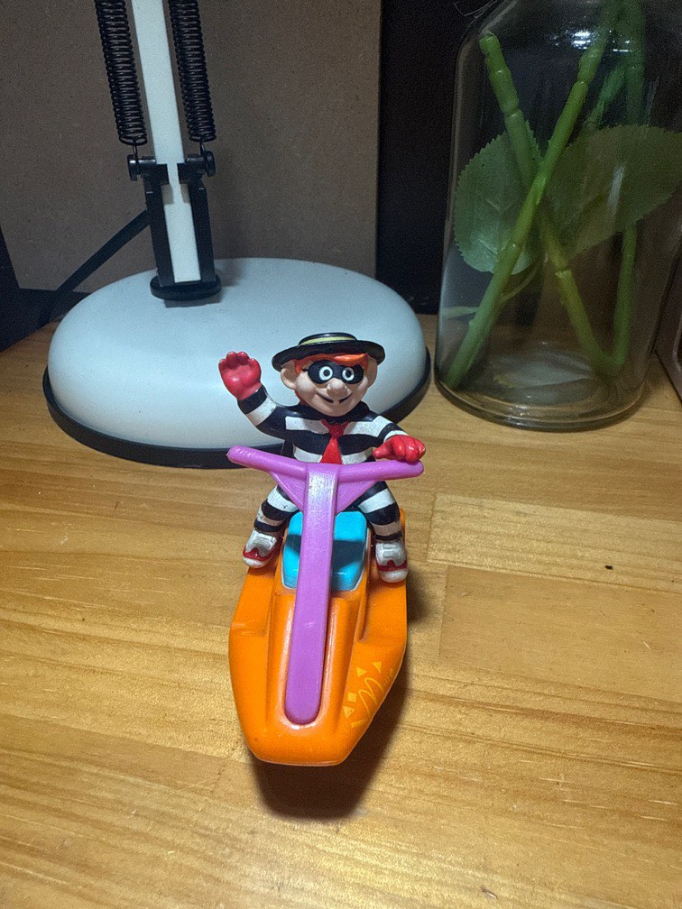 Mainan Hamburglar Scooter Happy Meal McD 1992 / Hamburglar Toy Mc ...