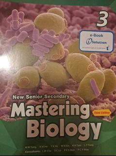 New senior secondary mastering biology third edition book 3, 興趣及遊戲, 書本 ...