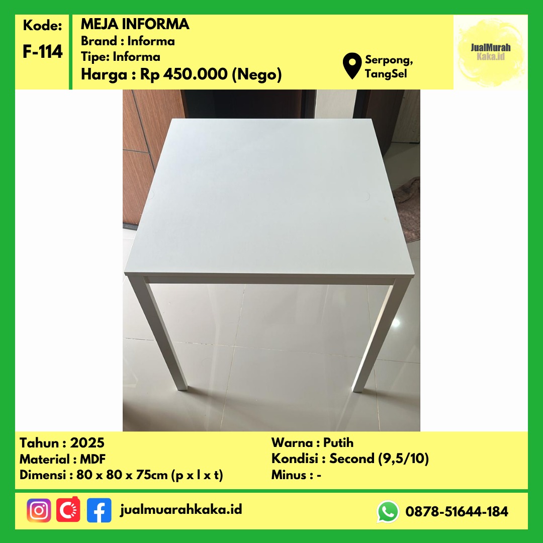 MEJA INFORMA, Perabotan Rumah di Carousell