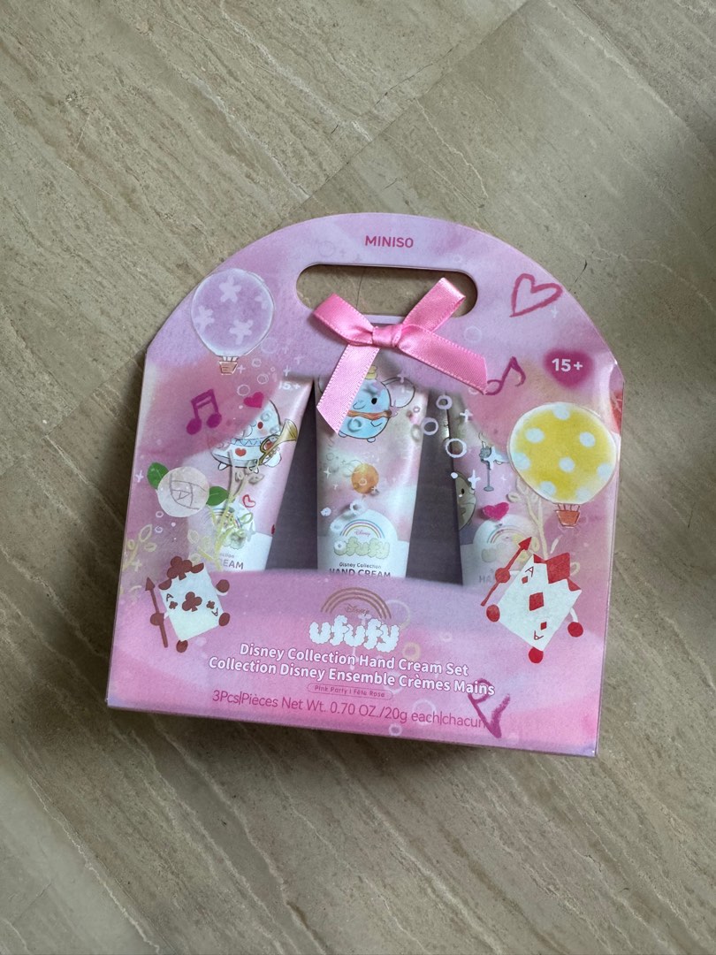 MINISO Ufufy Disney Hand Cream Set, Beauty & Personal Care, Hands ...