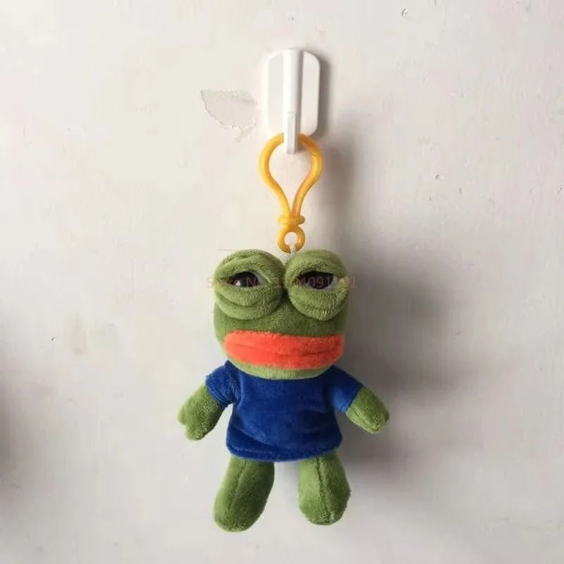 New Lonely Frog Pendant Sad Frog Plush Pendant Pepe The Frog Doll ...