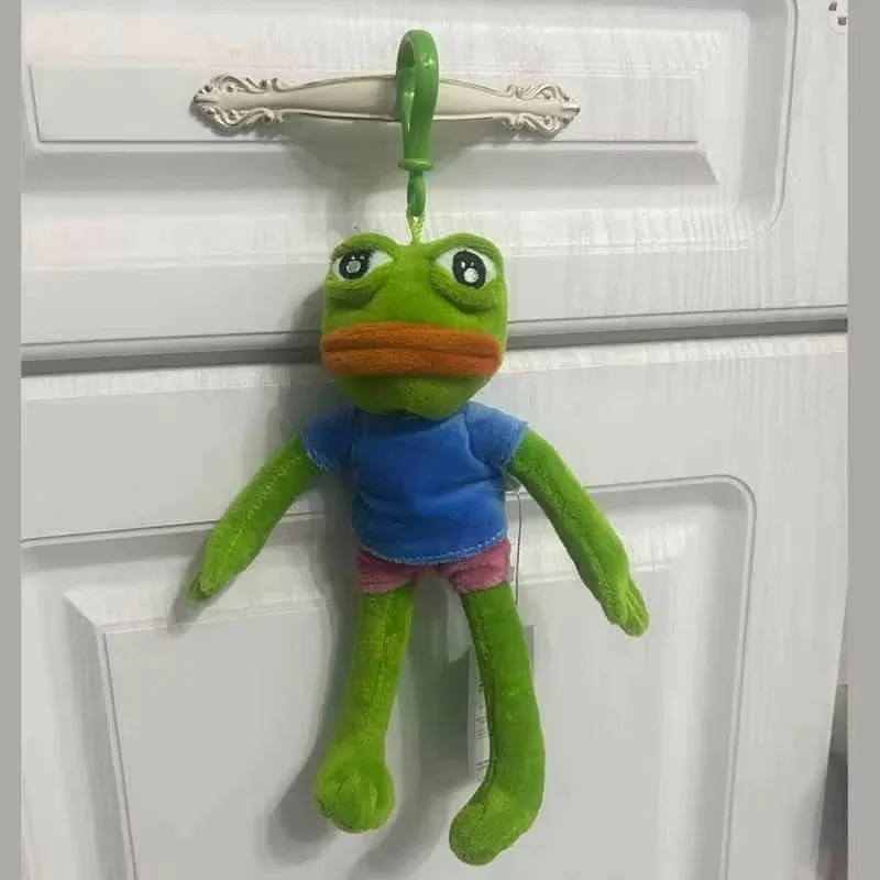 New Lonely Frog Pendant Sad Frog Plush Pendant Pepe The Frog Doll ...