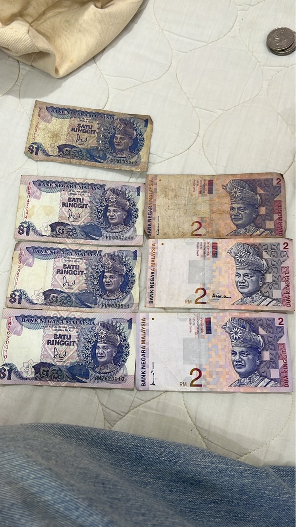 Old Bank Note RM2 and RM1, Hobbies & Toys, Collectibles & Memorabilia ...