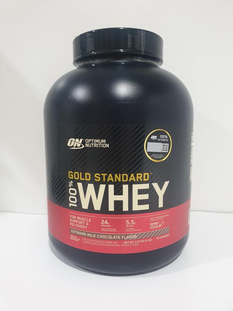 ON Gold Standard 100% Whey Extreme Milk Flavor, Health & Nutrition ...