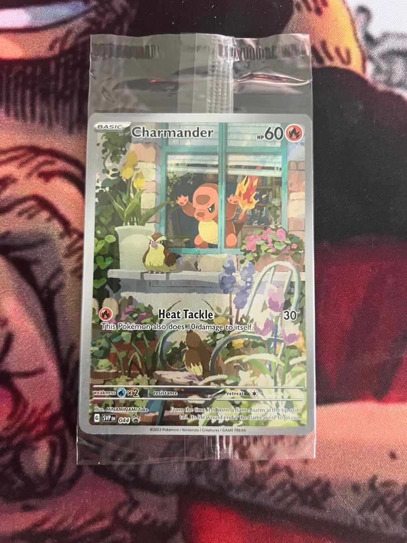 Pokemon TCG Cards: Charmander IR AR Illustration Rare SV03 Obsidian ...