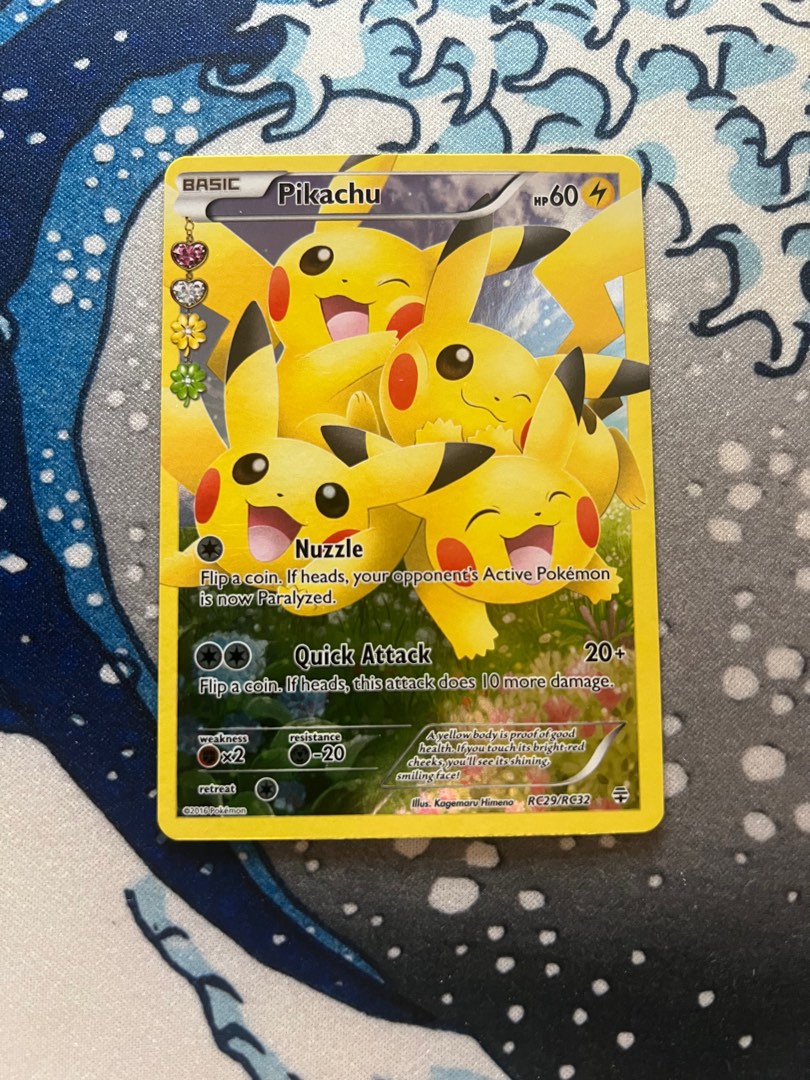 Pokemon TCG Cards: Pikachu Full Art FA RC29 XY Generations Radiant ...