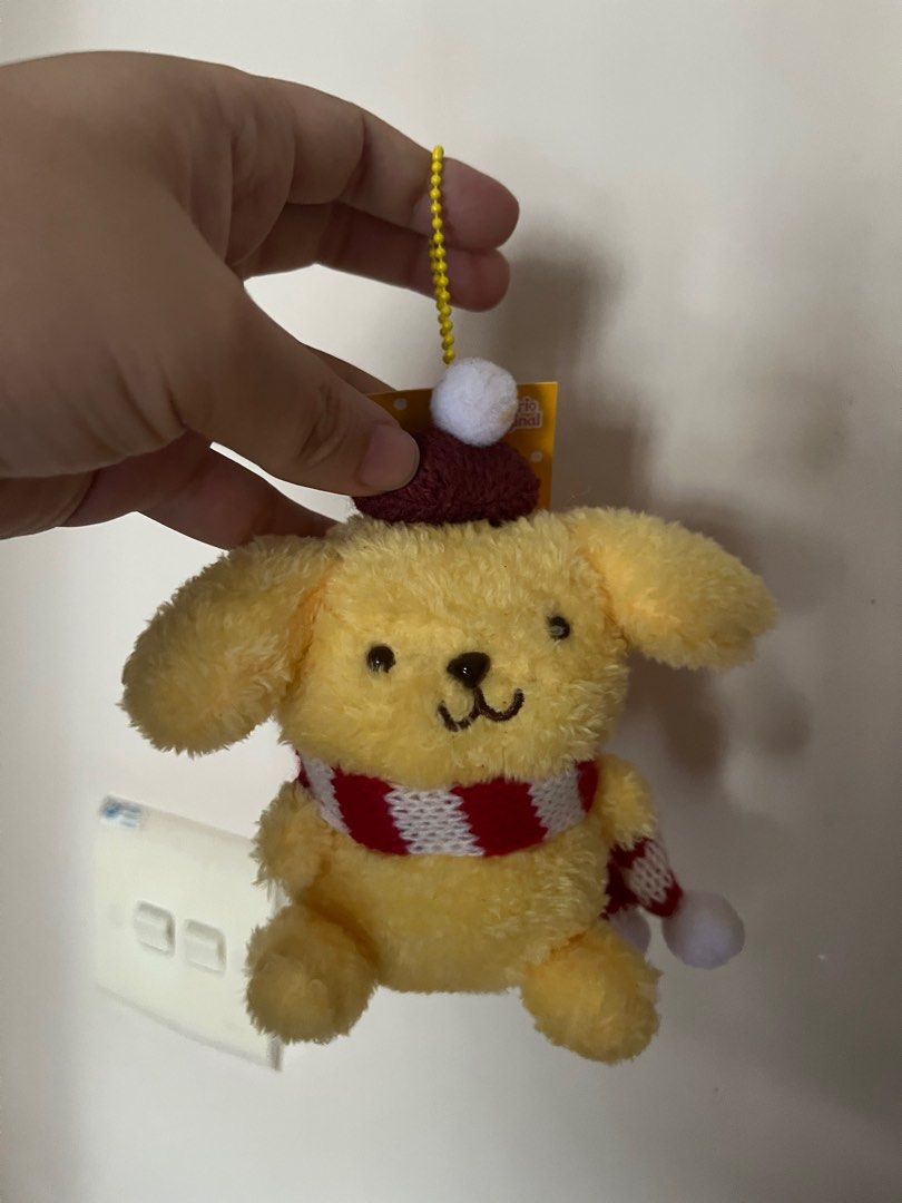 Pompompurin bag charm, Hobbies & Toys, Toys & Games on Carousell