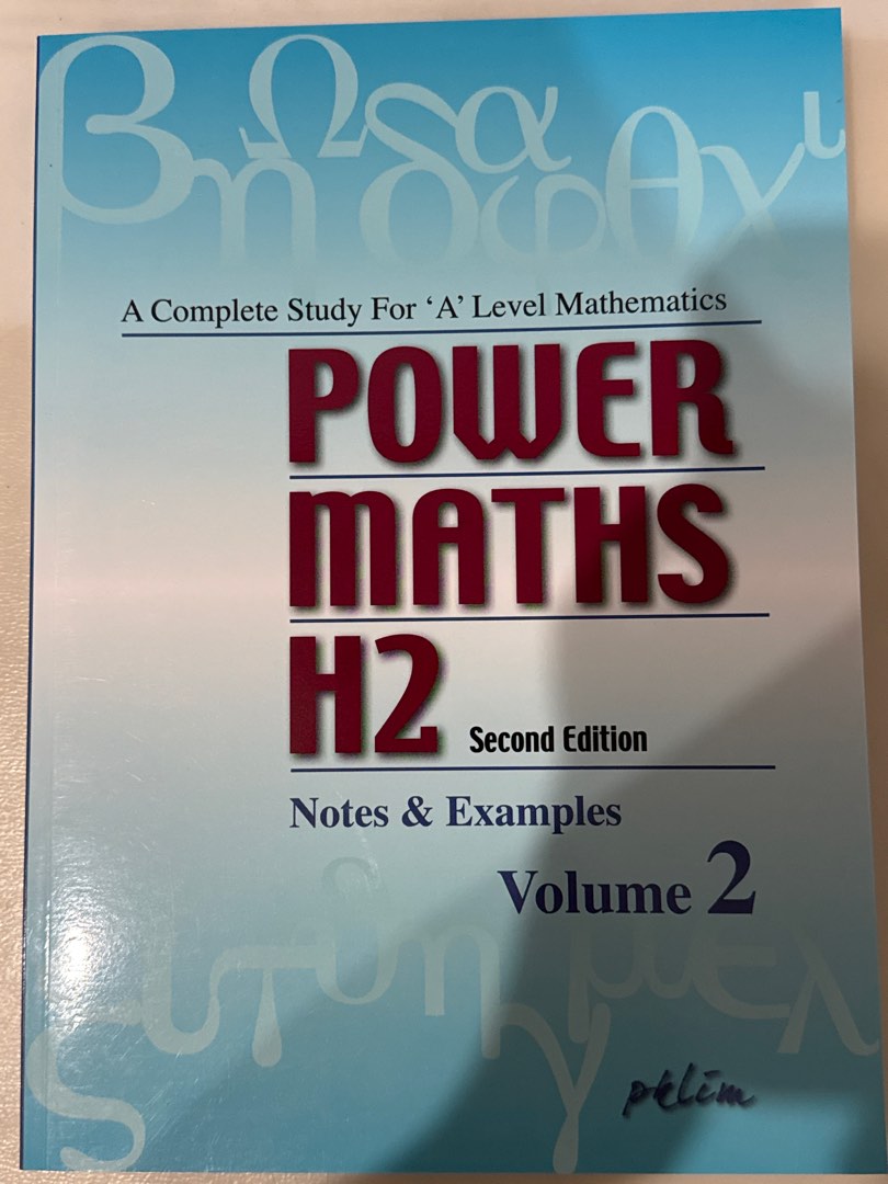Power Maths H2 Volume 2 - A Level Mathematics Textbook, Hobbies & Toys ...