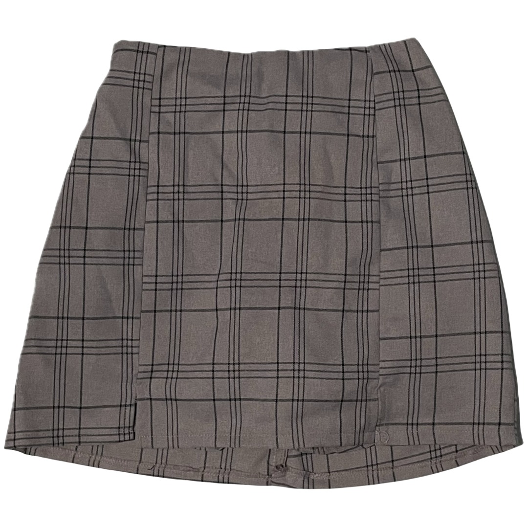 PRELOVED Rok Skort A Line Plaid Kotak Korean Look Short Pants Skirt ...