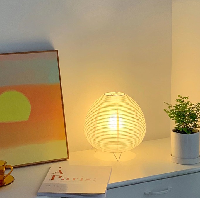 Premium aesthetic muji core bamboo rattan lamp, Furniture & Home Living ...