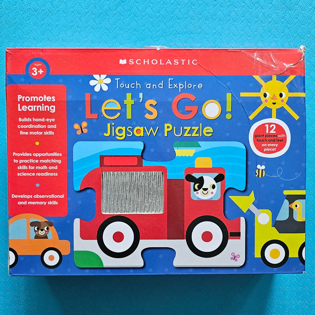 Scholastic Touch and Explore Let's Go! Jigsaw Puzzle (Transportation ...
