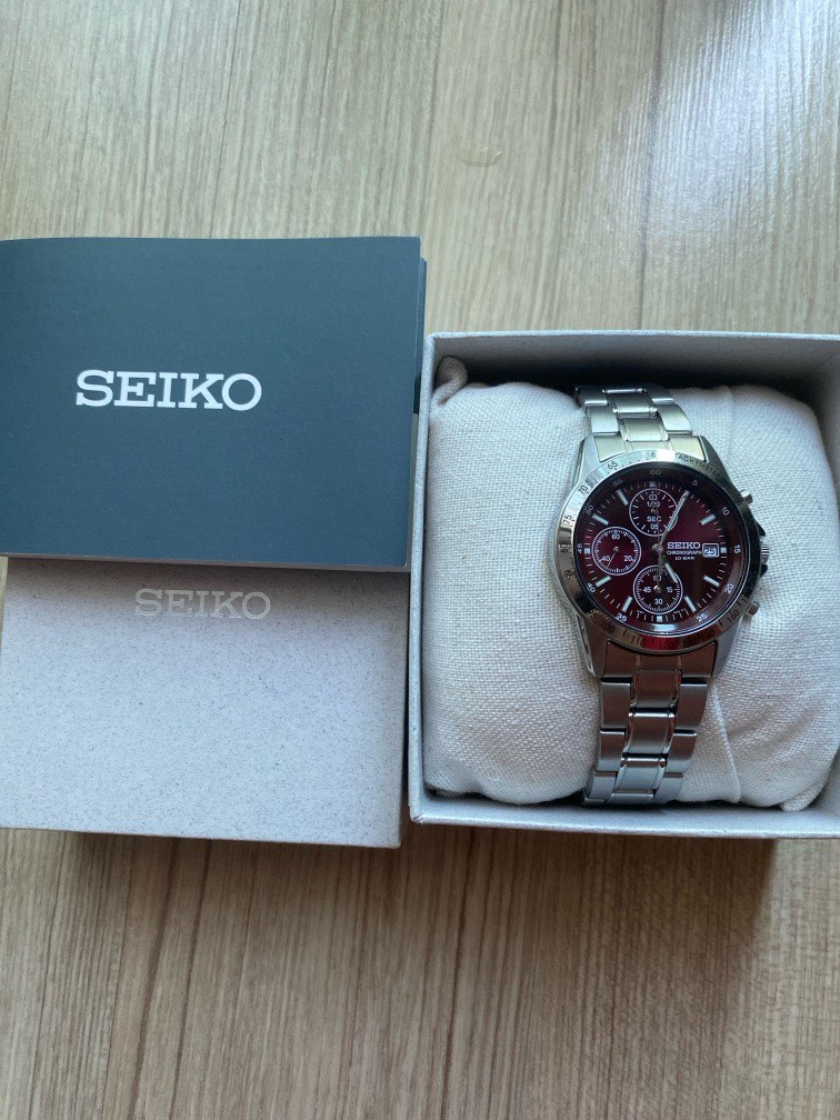 (JAPAN EXCLUSIVE) SEIKO SPIRIT Spirit Watch SBTQ045 Chronograph 10 ATM ...
