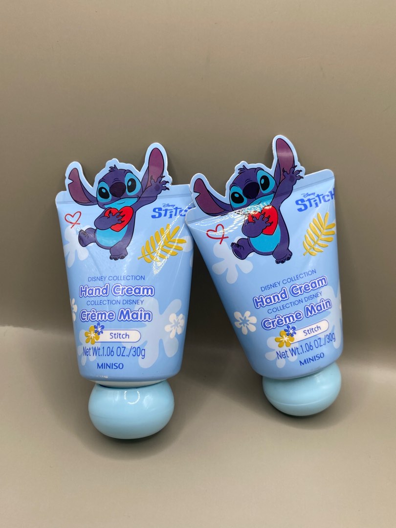 Stitch Disney Hand Cream Miniso, Beauty & Personal Care, Hands & Nails ...