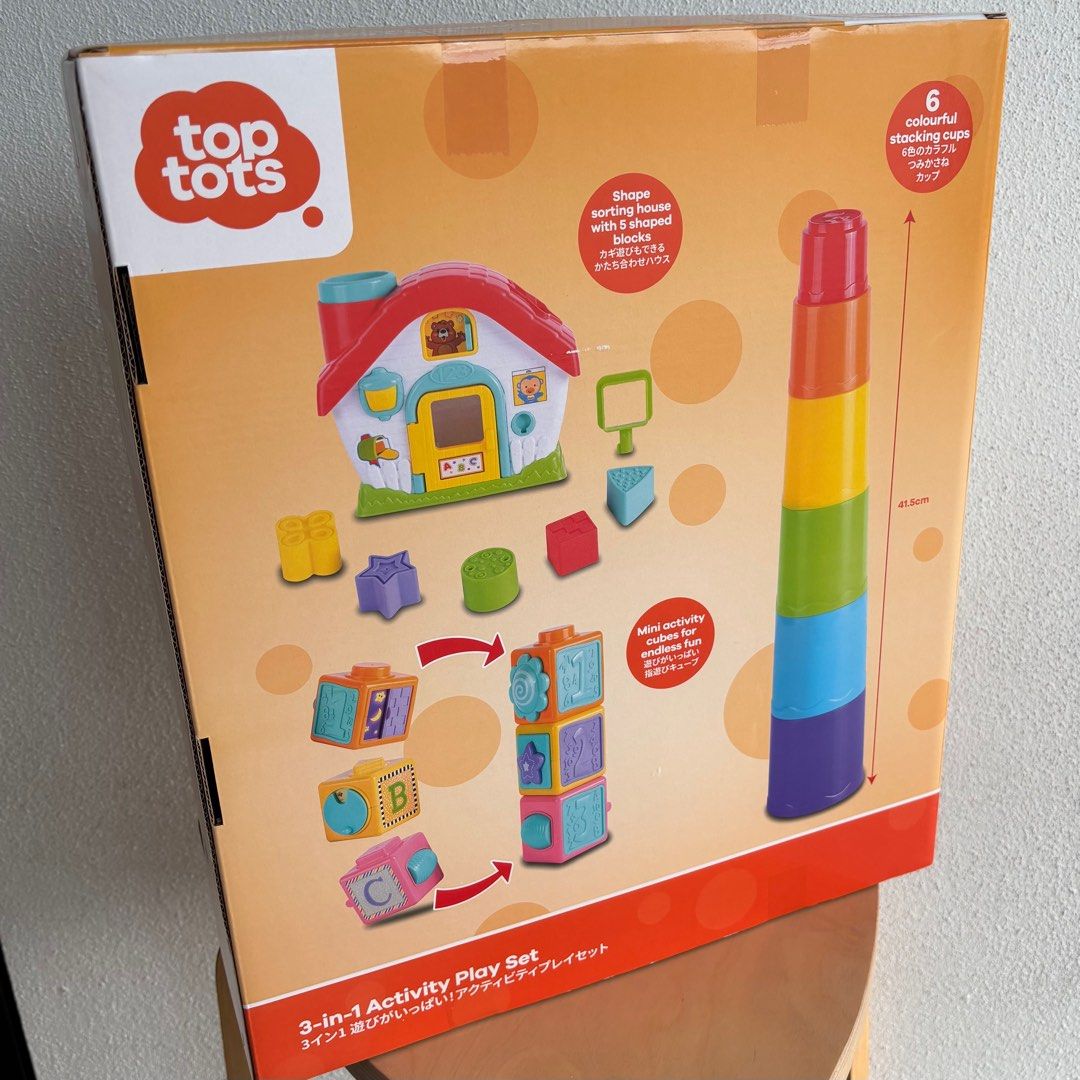 Top Tots 3-in-1 Activity Play Set, Hobbies & Toys, Toys & Games on ...