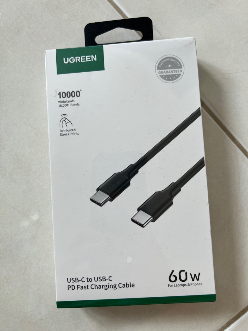 Ugreen USB-C to USB-C Fast Charge Cable, Mobile Phones & Gadgets ...