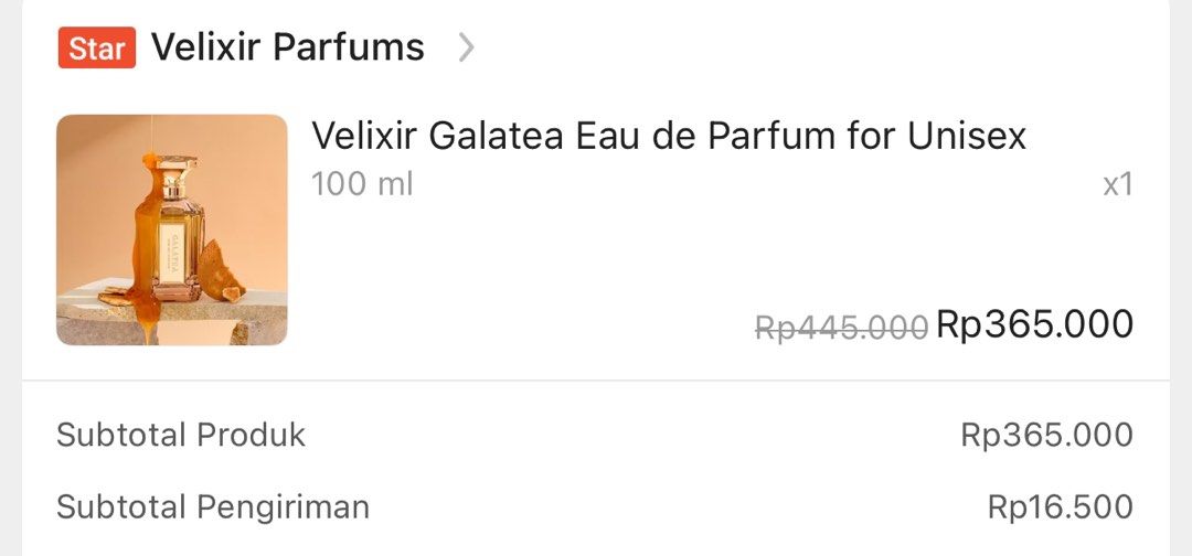 Velixir galatea 100ml, Kesehatan & Kecantikan, Parfum, Kuku & Lainnya ...