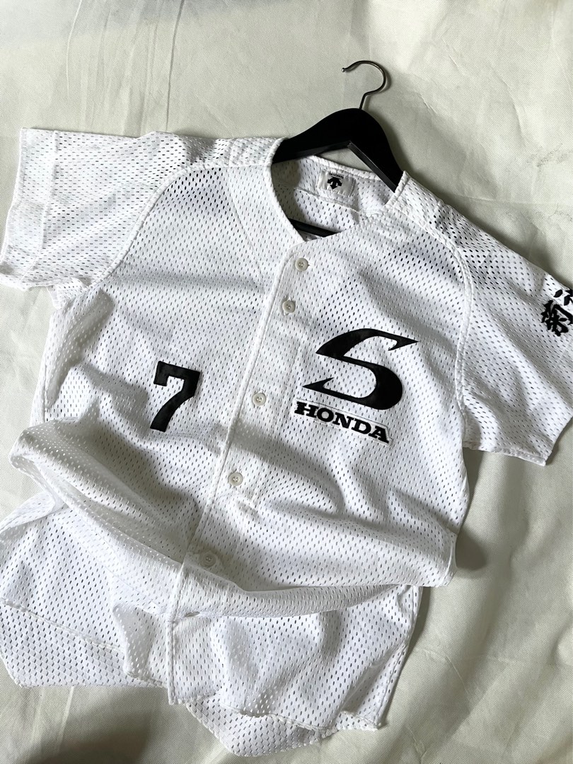 Vintage Descente Baseball Jersey, Men's Fashion, Tops & Sets, Tshirts & Polo Shirts on Carousell