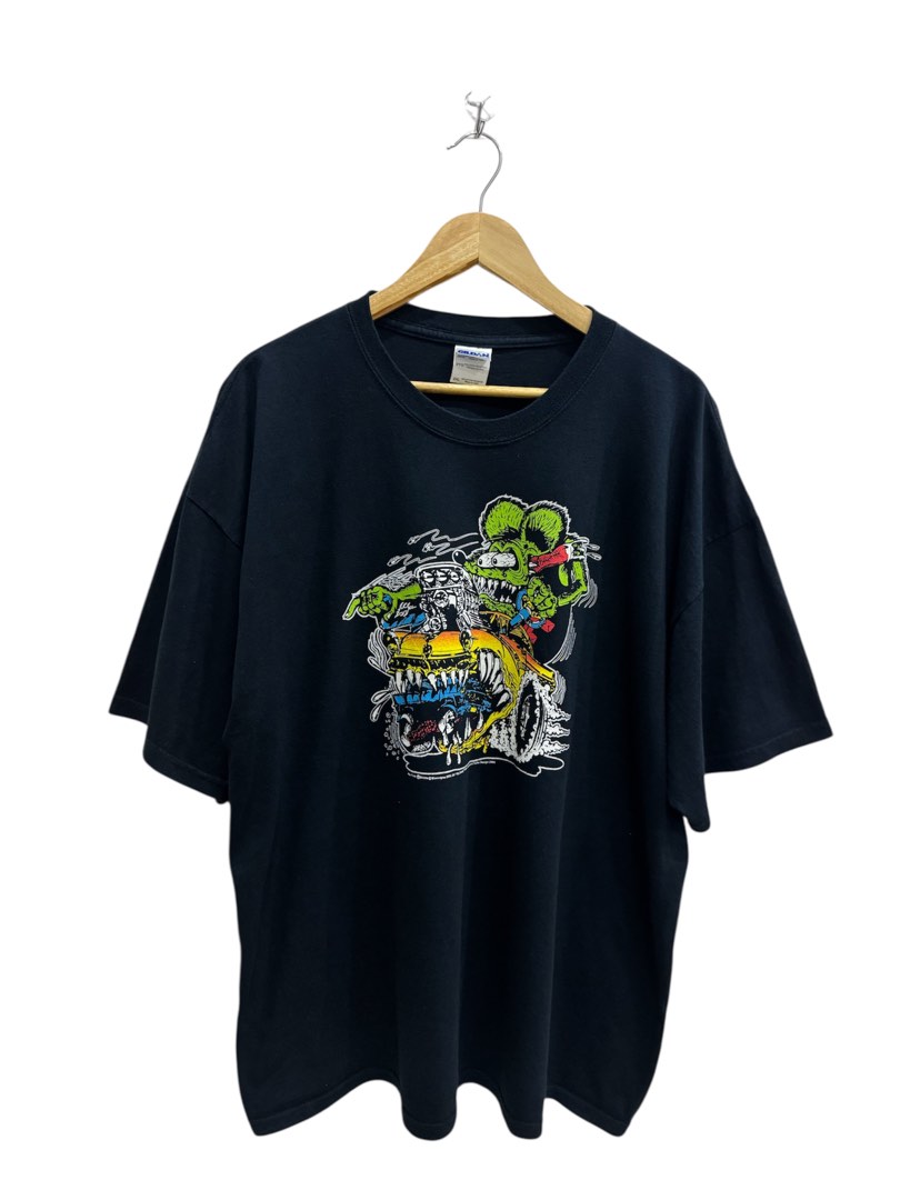 Vintage Y2K Rat Fink x Moon Eyes XXL Size, Men's Fashion, Tops & Sets ...