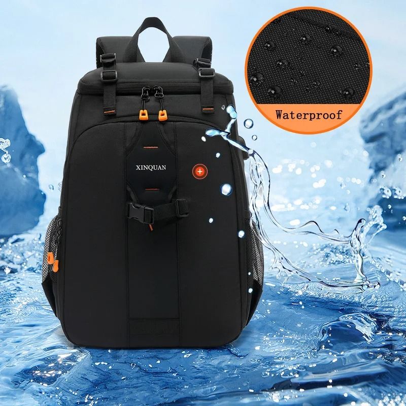 Waterproof Travel Backpack Video Tripod DSLR Bag Large Capacity ...