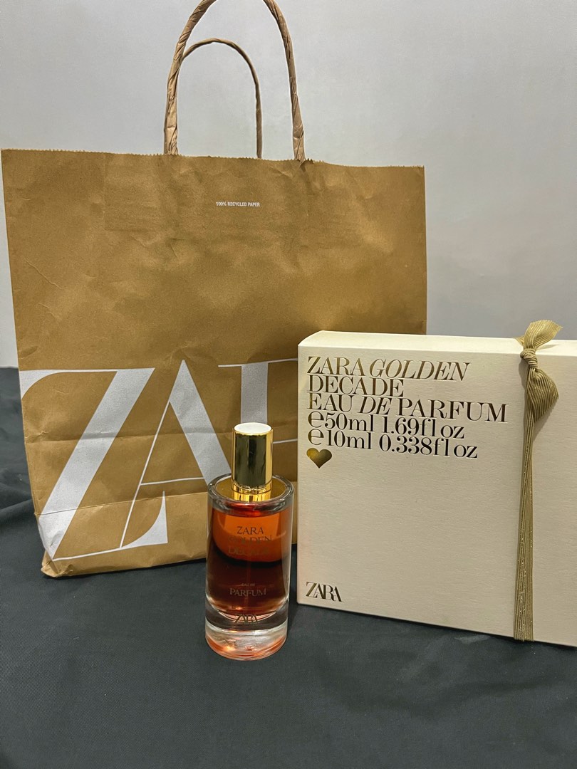 ZARA GOLDEN DECADE EDP 50 ML, Beauty & Personal Care, Fragrance ...