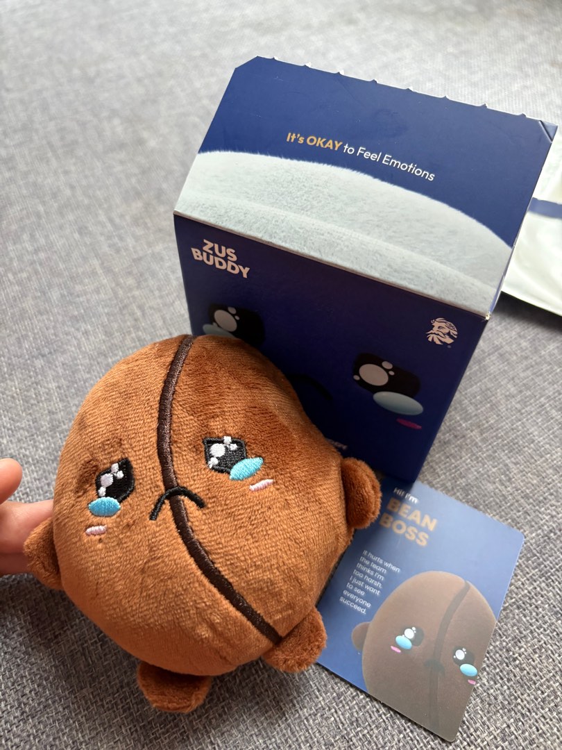 Zus buddy sad Plushies bean boss, Hobbies & Toys, Toys & Games on Carousell