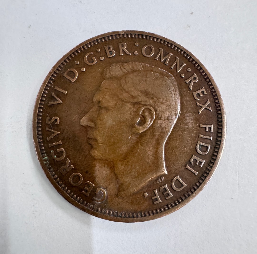 1949 British Half Penny Coin, Hobbies & Toys, Collectibles ...