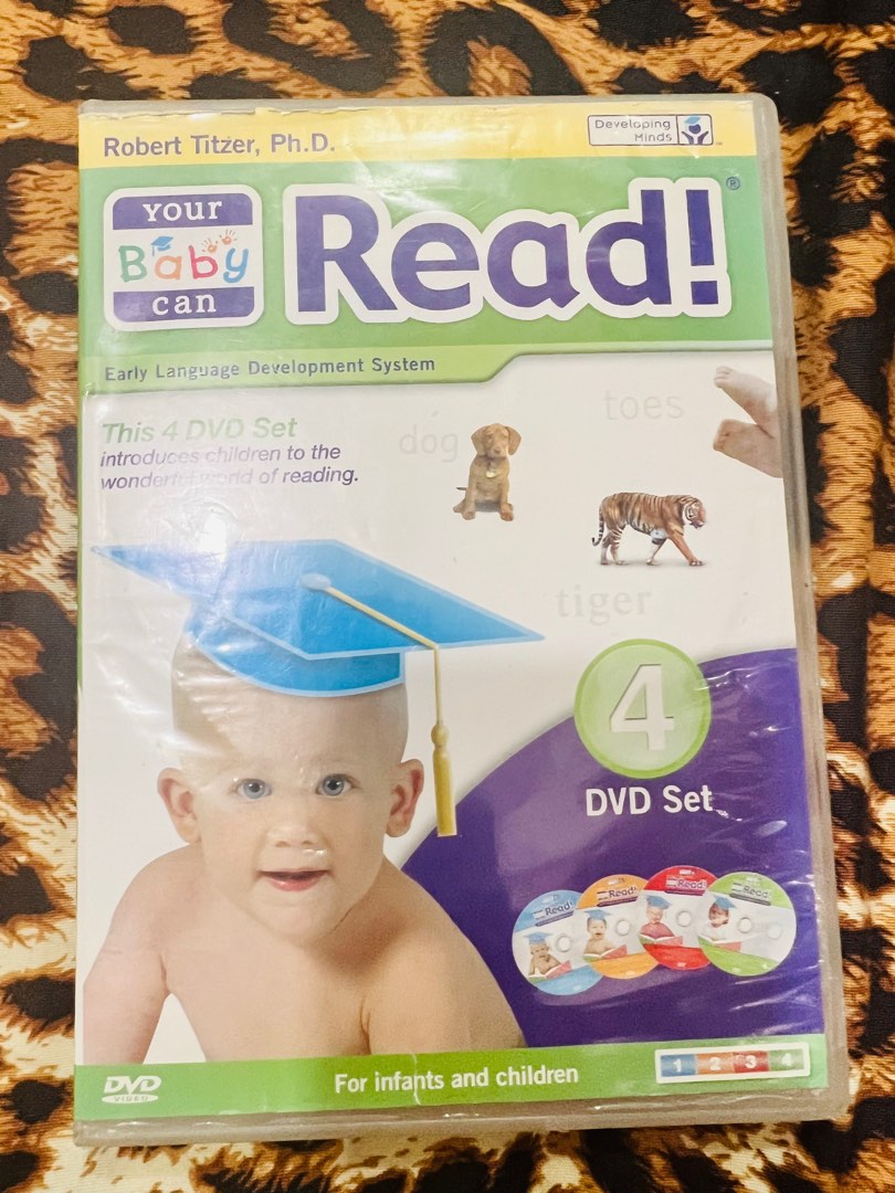 4 DVD set: Your Baby Can READ! Early Language Development System, 興趣及遊戲 ...