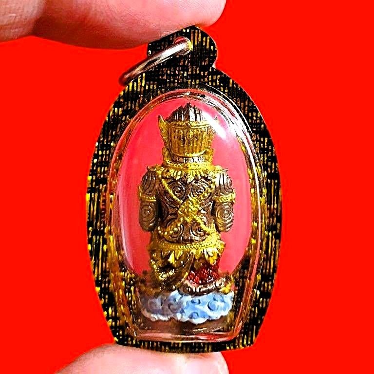 [$58] Phra Hanuman Roop Lor with Double Takrut, PT Keaw, Wat Hui Ngo ...