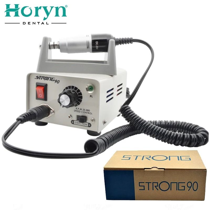 65W Strong 90 Micromotor 102L/E Type Handle Electric Nail Drills ...