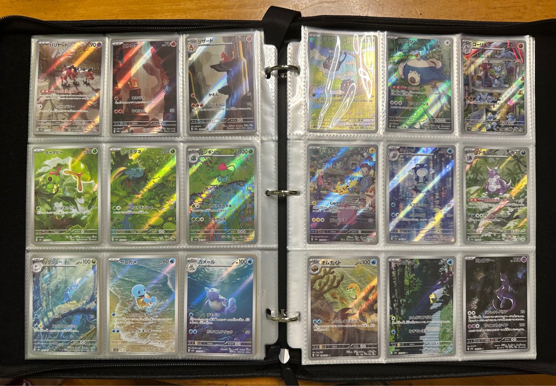 組 18張）Pokemon 日版 PTCG Sv2a AR Set, 興趣及遊戲, 玩具 & 遊戲類 - Carousell