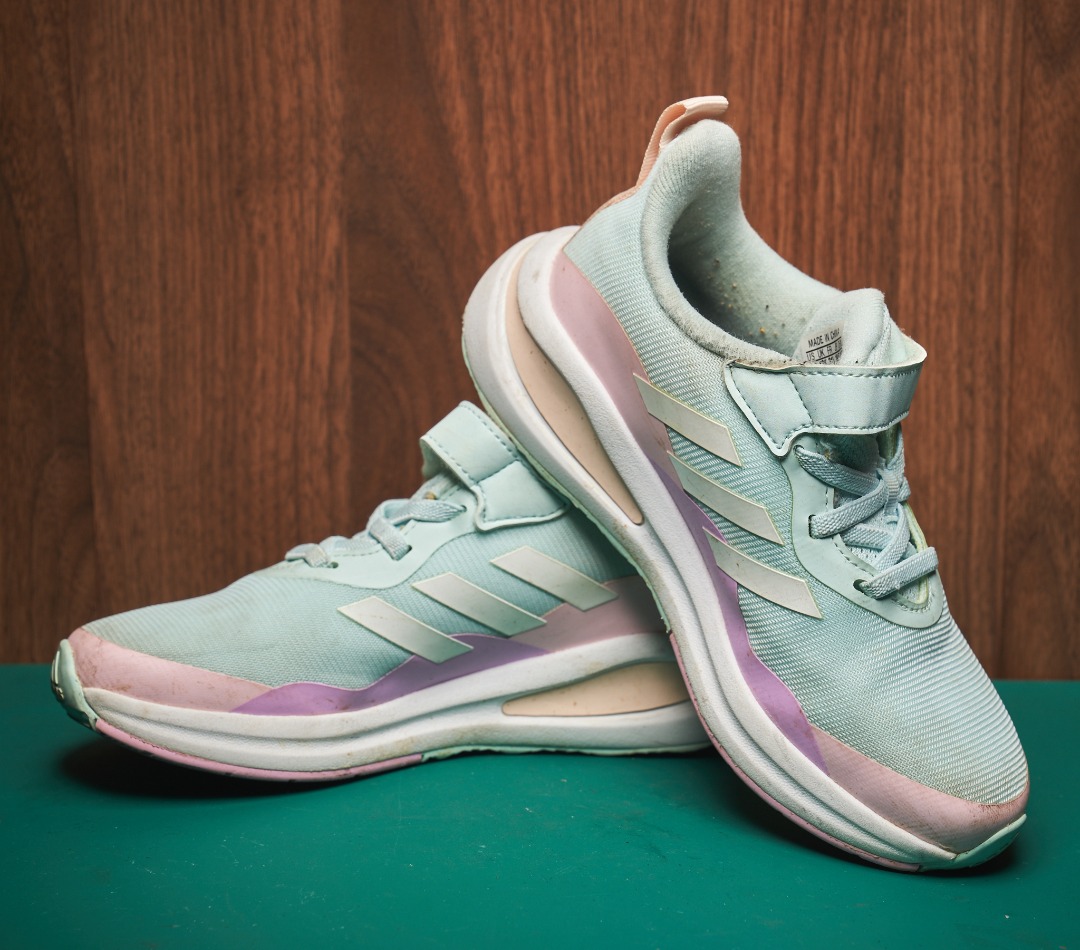 Adidas Fortarun Sport Kids Running Lace and Top Strap Shoes - SIZE UK ...