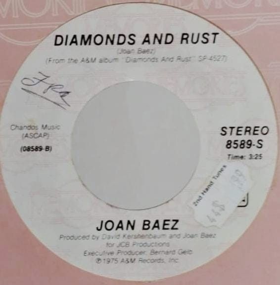 arth7 JOAN BAEZ - Diamonds And Rust / Forever Young 7" Inch Single ...