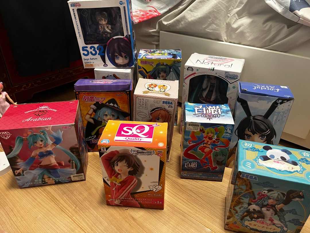 Assorted Anime Figure Collection - Hatsune Miku, Sega, Hobbies & Toys ...
