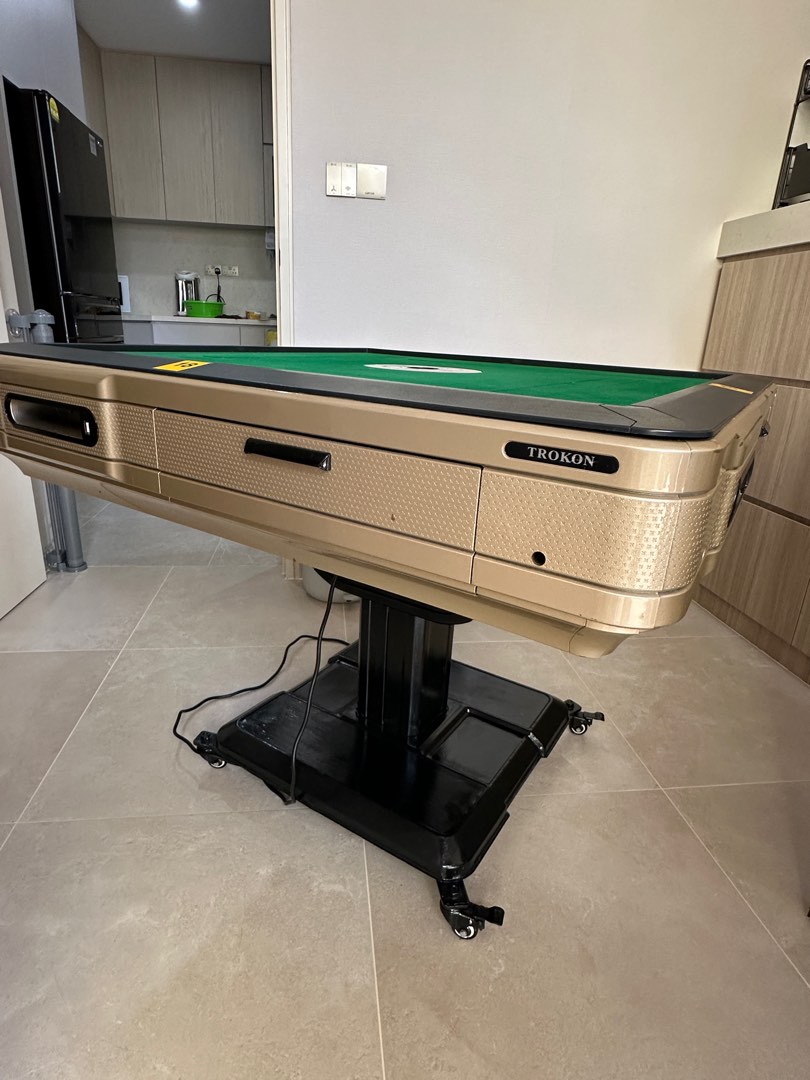 Automatic Mahjong Table 麻将桌, Furniture & Home Living, Furniture, Tables ...