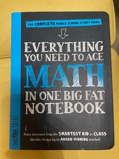 Everything You Need to Ace Math in One Big Fat Notebook (The Complete ...