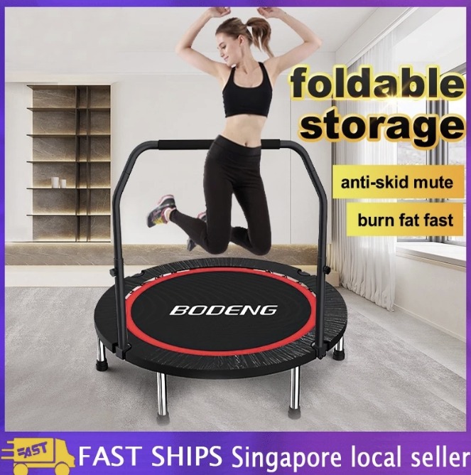 BODENG Foldable Trampoline | Multiple Sport | Outdoor Rub Bed | Gym ...