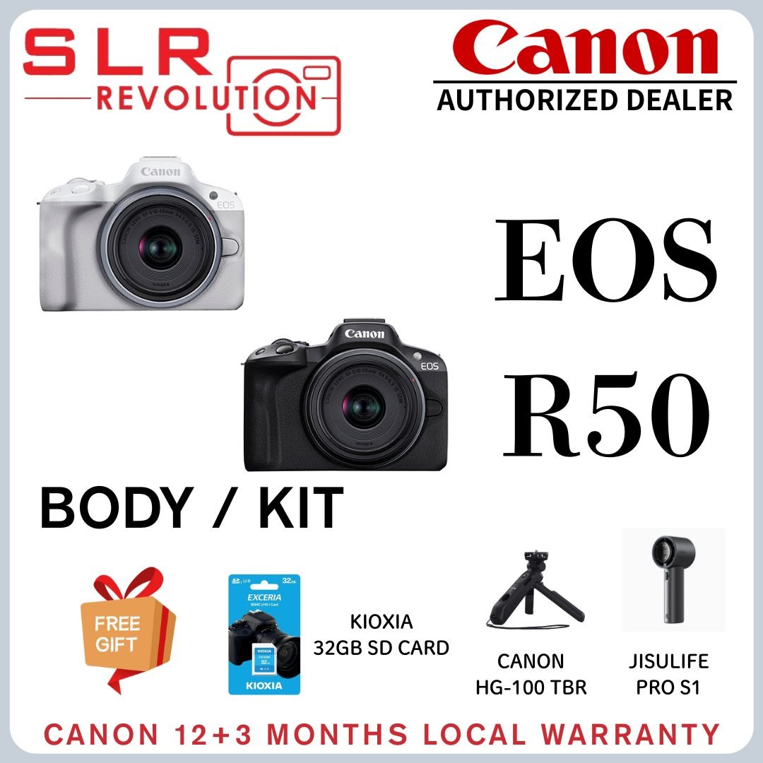 CANON EOS R50 BODY / CANON EOS R50 18-45 KIT / CANON EOS R50 DUAL LENS ...