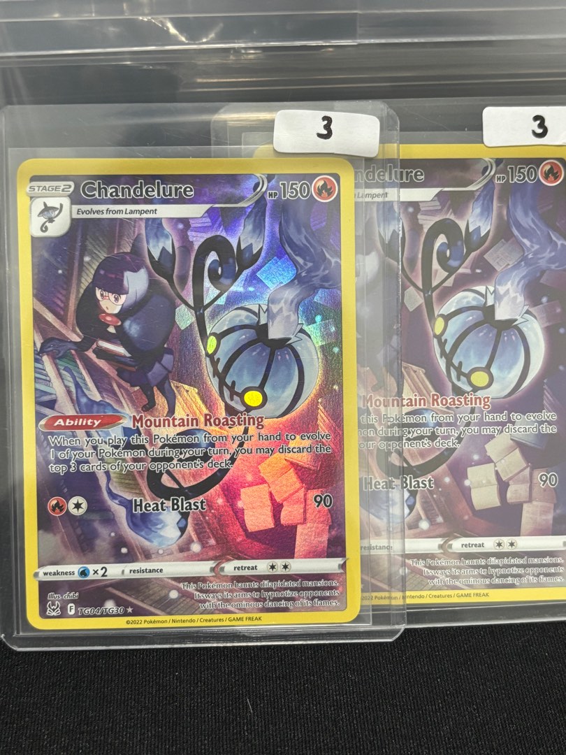 Chandelure #TG04 Trainer Gallery Pokémon Card, Hobbies & Toys, Toys ...