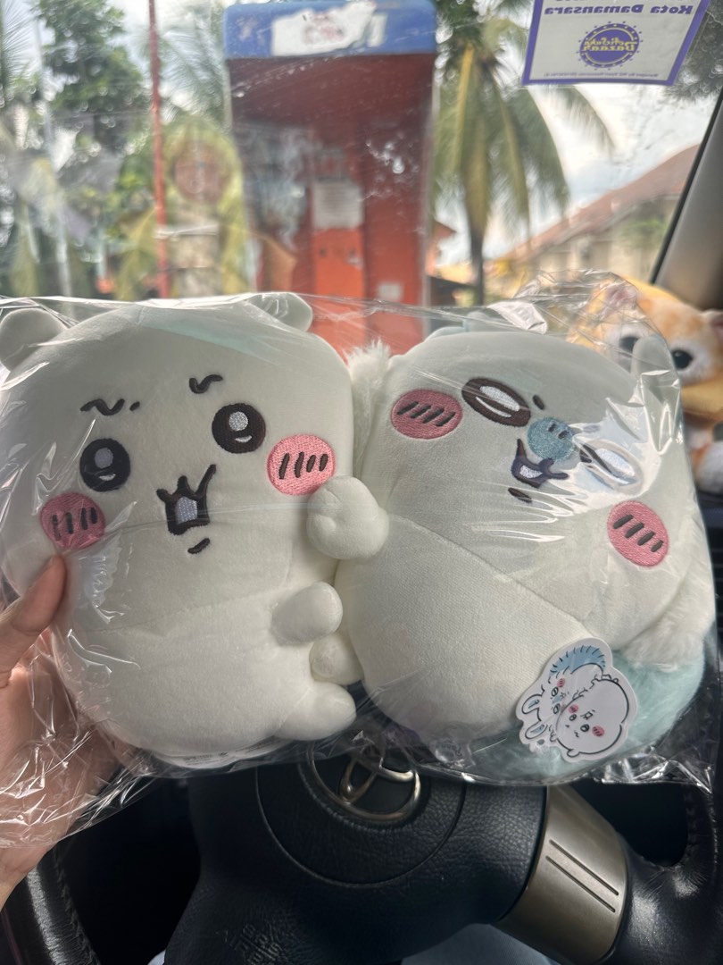 Chiikawa Momonga Fighting Plush Combo, Hobbies & Toys, Collectibles ...