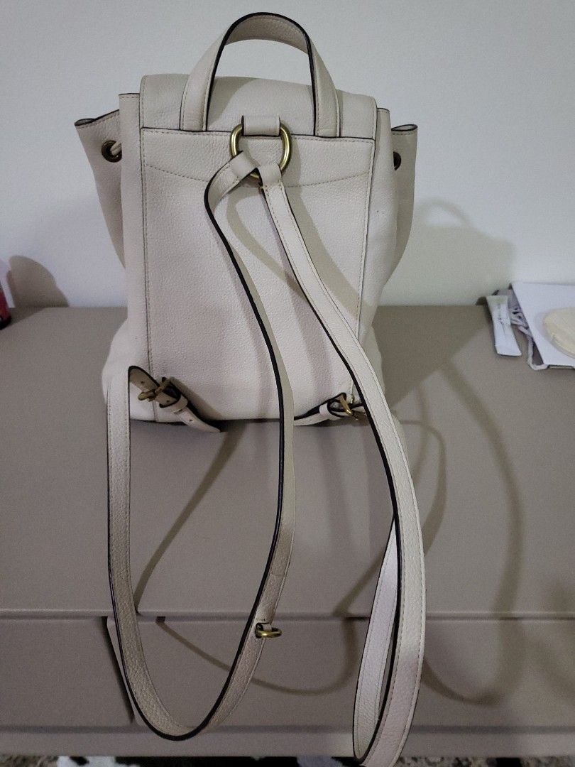 Coach Evie Backpack - Cream, Women's Fashion, Bags & Wallets, Backpacks ...