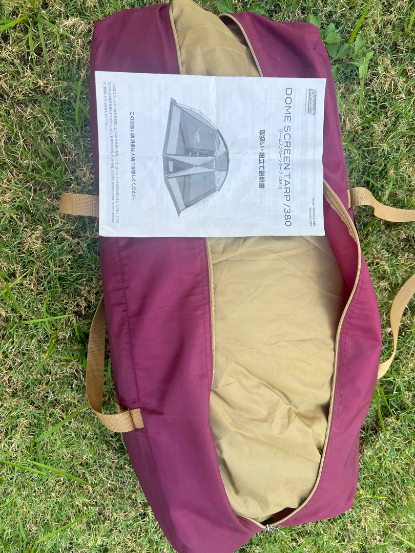 Coleman Dome Screen Trap 380, Sports Equipment, Hiking & Camping on ...