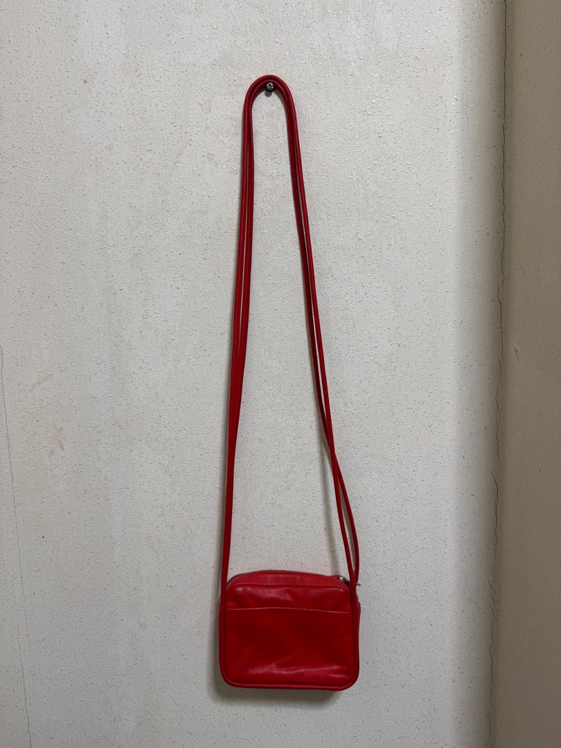 COS Red Small Sling Bag, Women's Fashion, Bags & Wallets, Shoulder Bags ...