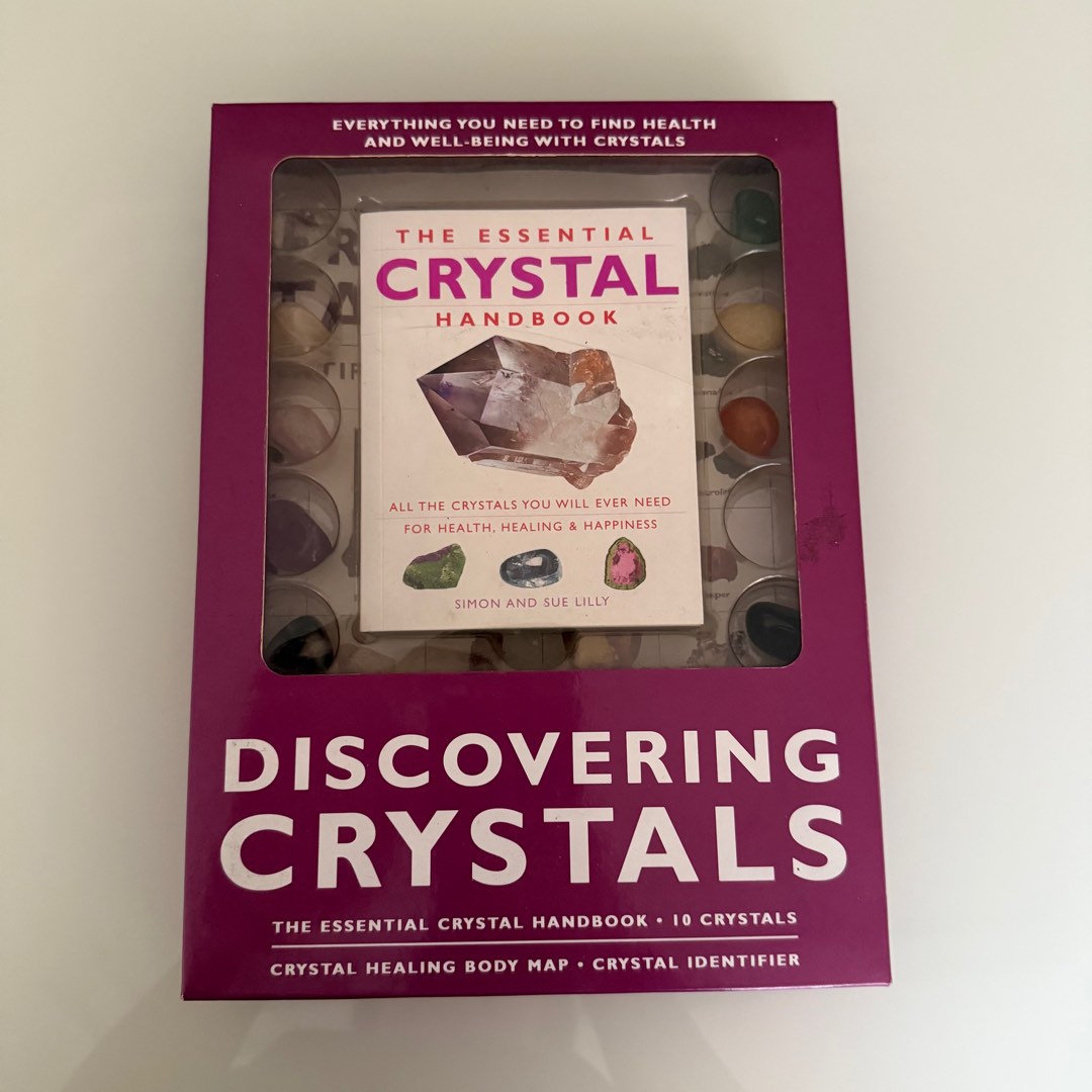 Discovering Crystals Set - The Essential Crystal Handbook, Hobbies ...