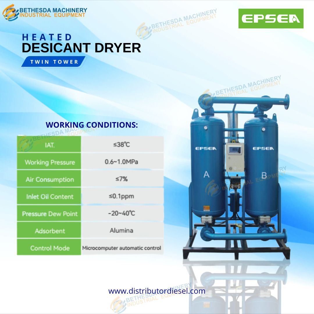 Epsea Twin tower Heated Desiccant Dryer EQE-069, Perabotan Rumah di ...